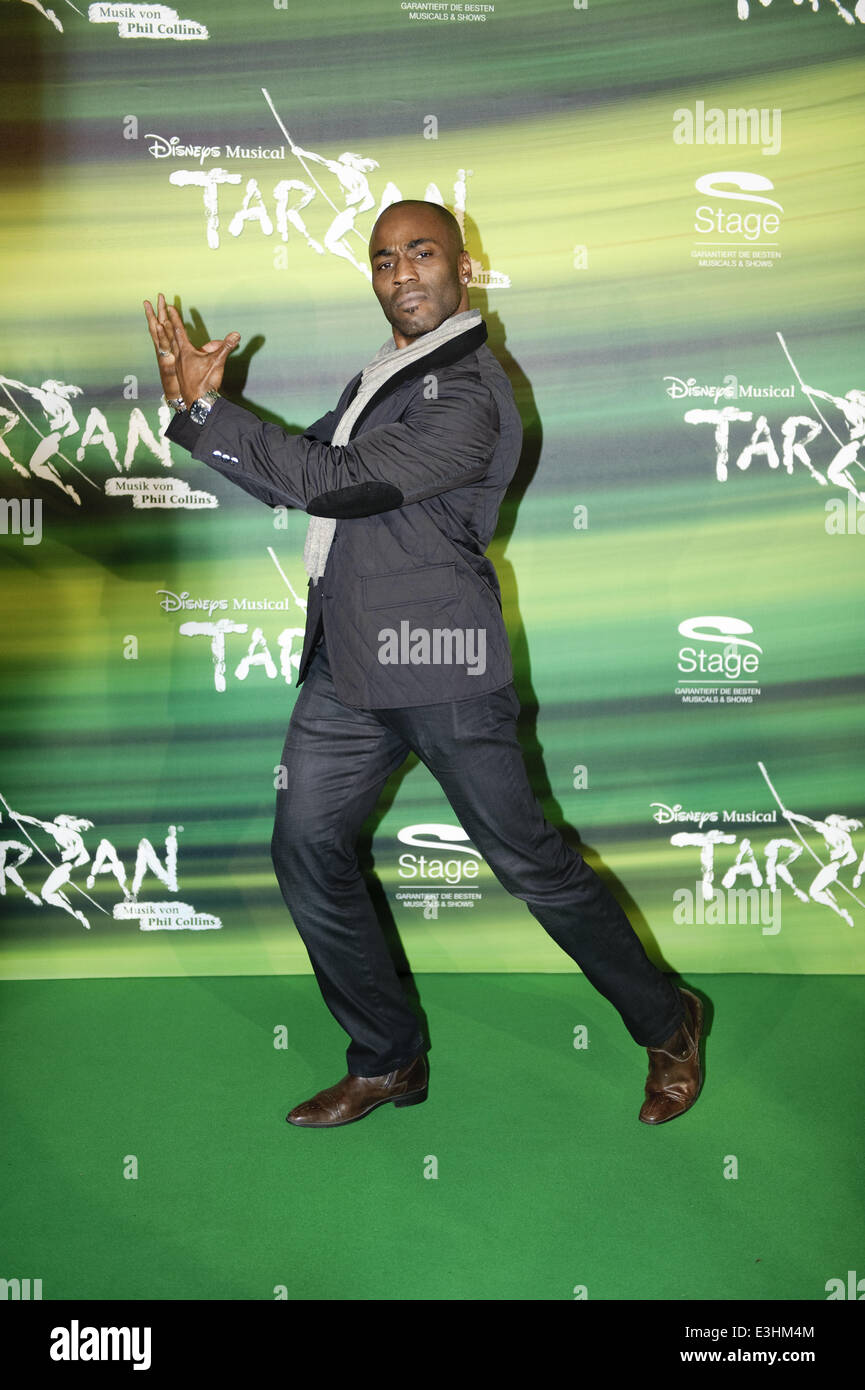 German celebrities arriving for the premiere of Disney's Musical Tarzan ...