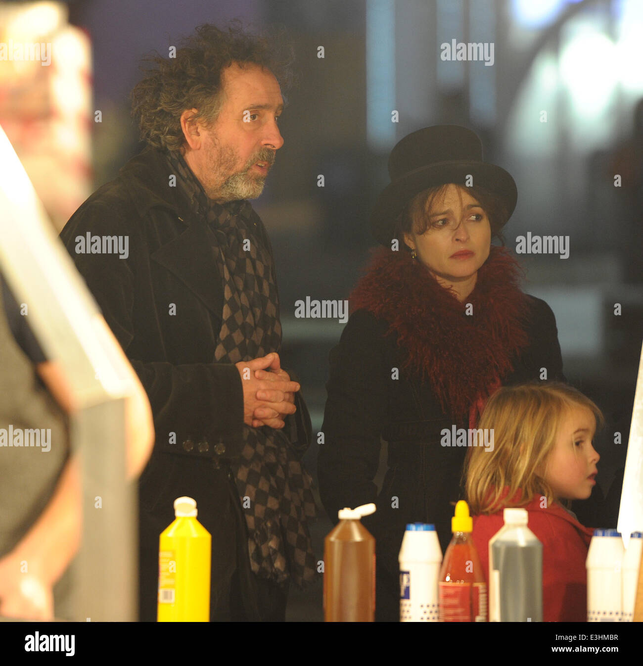 Tim Burton and wife Helena Bonham Carter enjoy an evening at Winter ...