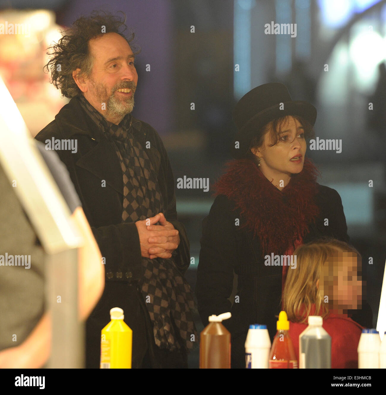 Tim Burton and wife Helena Bonham Carter enjoy an evening at Winter ...