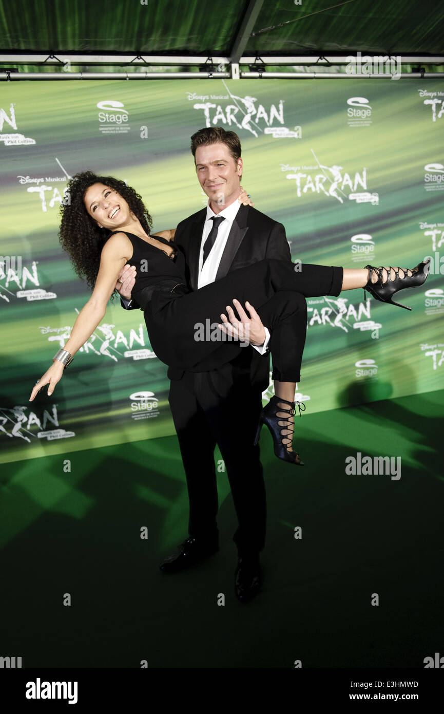 Celebrity guests arriving for the Premiere of Disney’s Musical Tarzan ...
