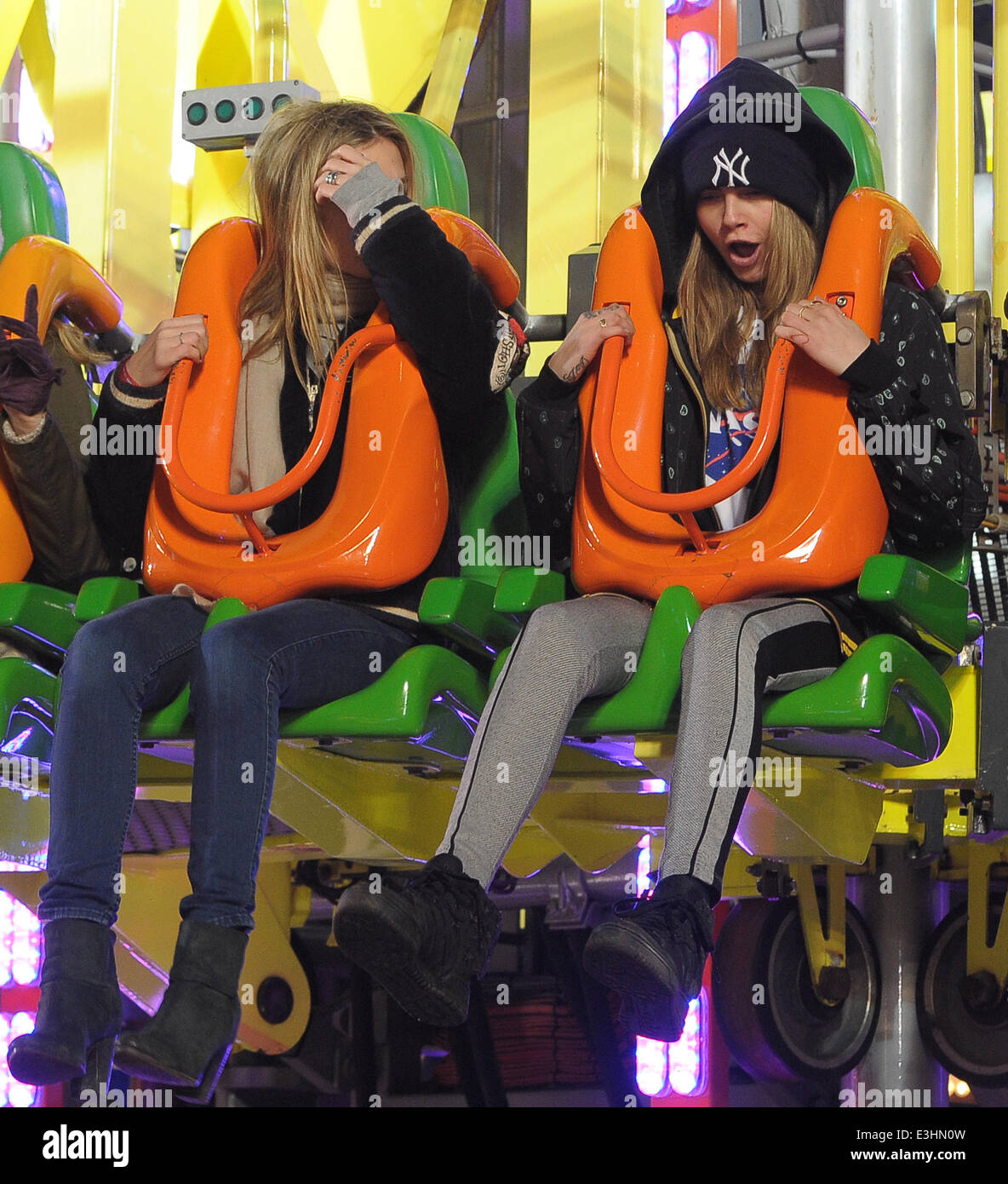 Cara Delevingne, Georgia May Jagger and Suki Waterhouse enjoy an ...