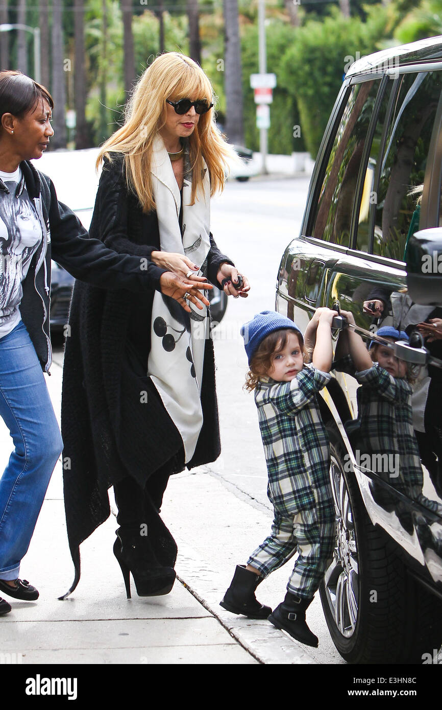 Rachel Zoe and son Skyler out and about in Beverly Hills Featuring ...