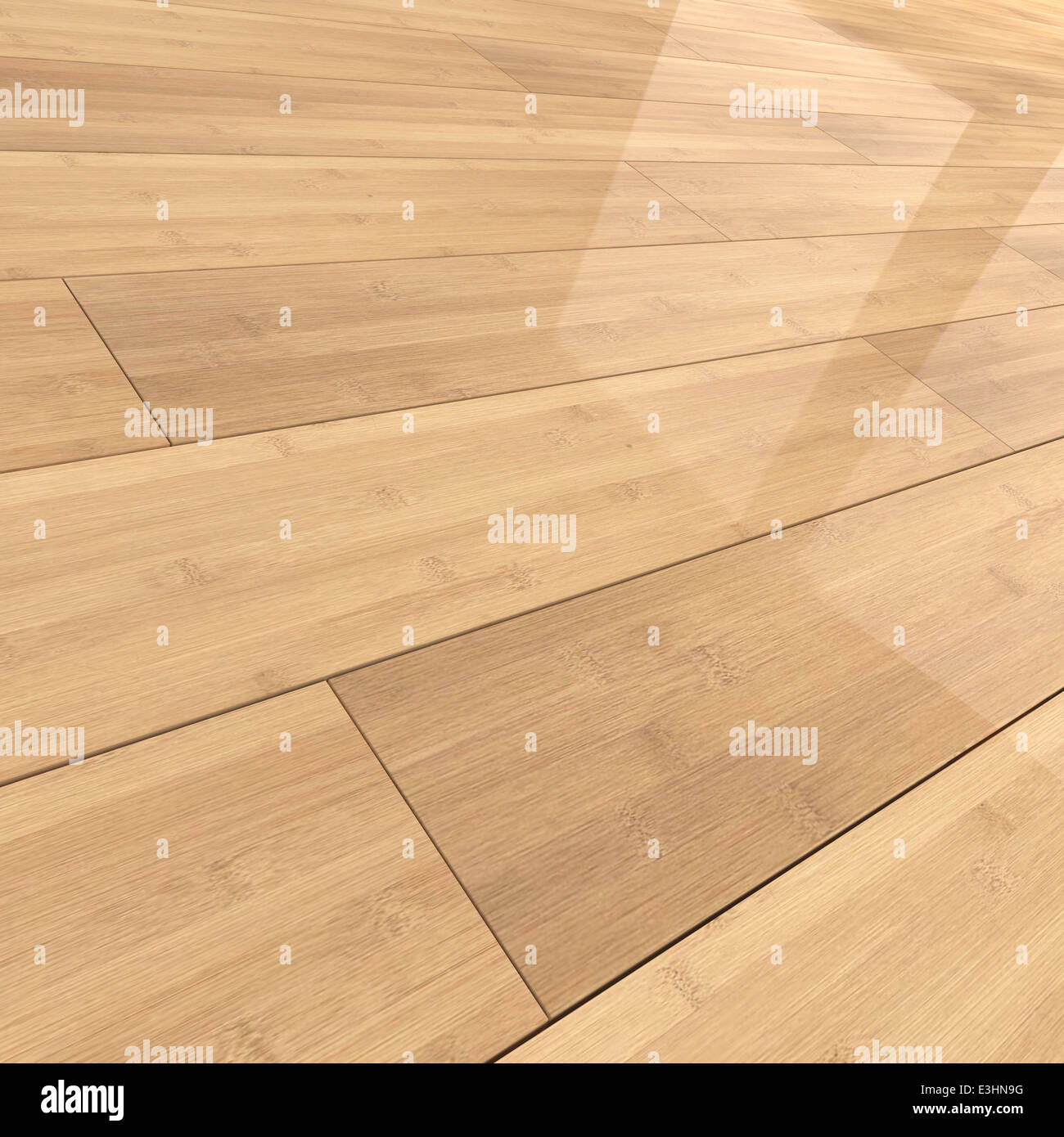 3d Bamboo wood floor tiles Stock Photo - Alamy