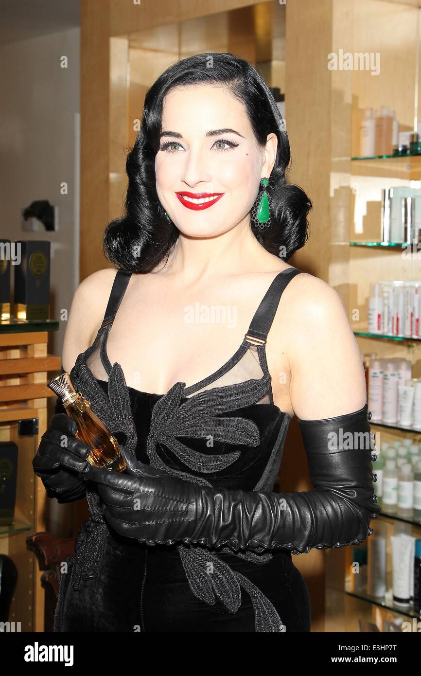 Fashion icon Dita Von Teese launch 4th fragrance EROTIQUE in U.S. at ...