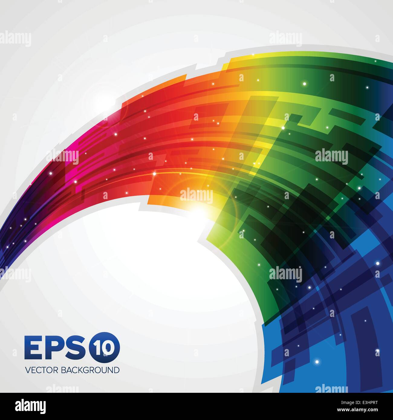 Abstract Colorful Rainbow Curve Background Design Eps10 Stock Vector Image And Art Alamy