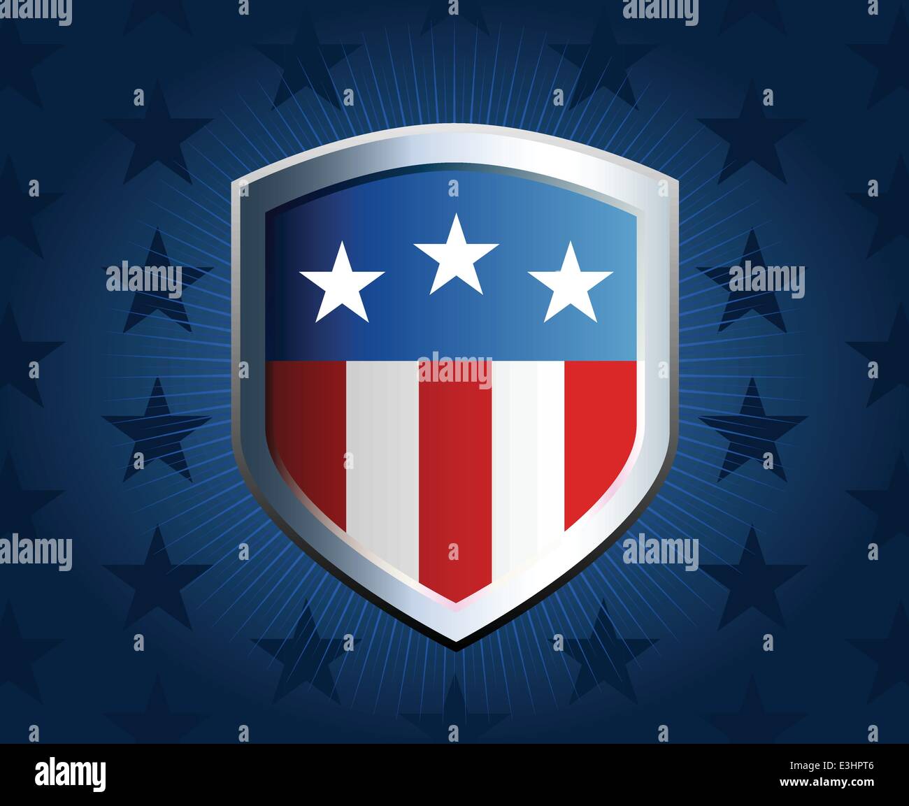 Shield us flag on Stock Vector Images - Alamy
