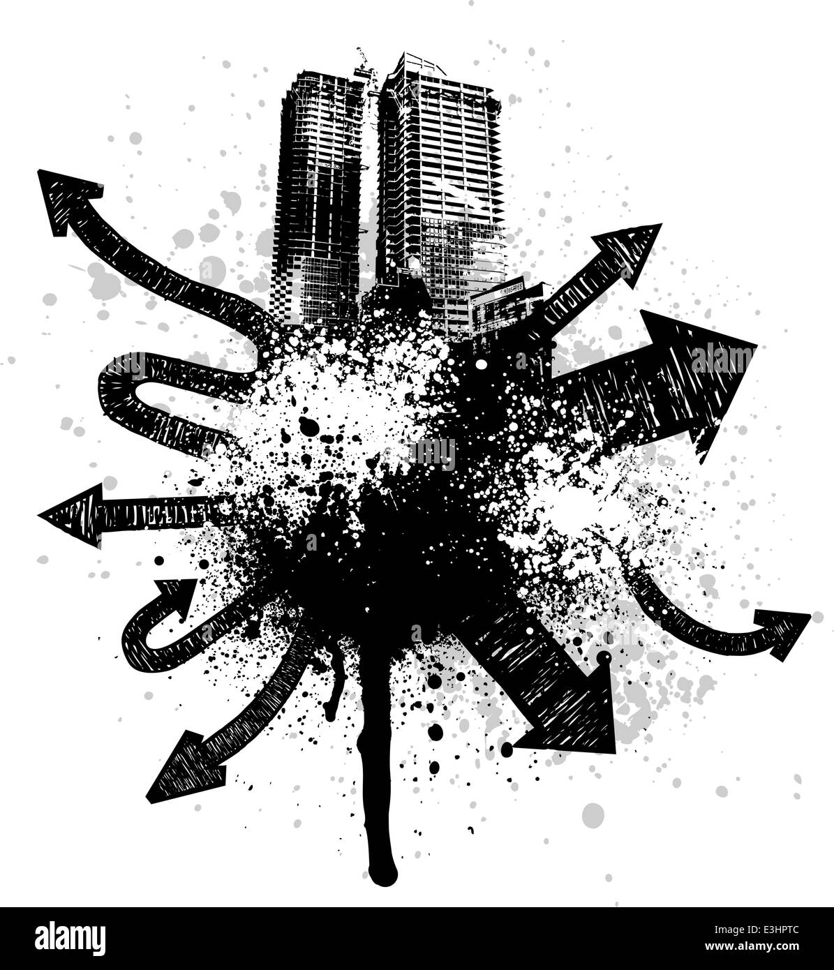 Graffiti Arrow Design