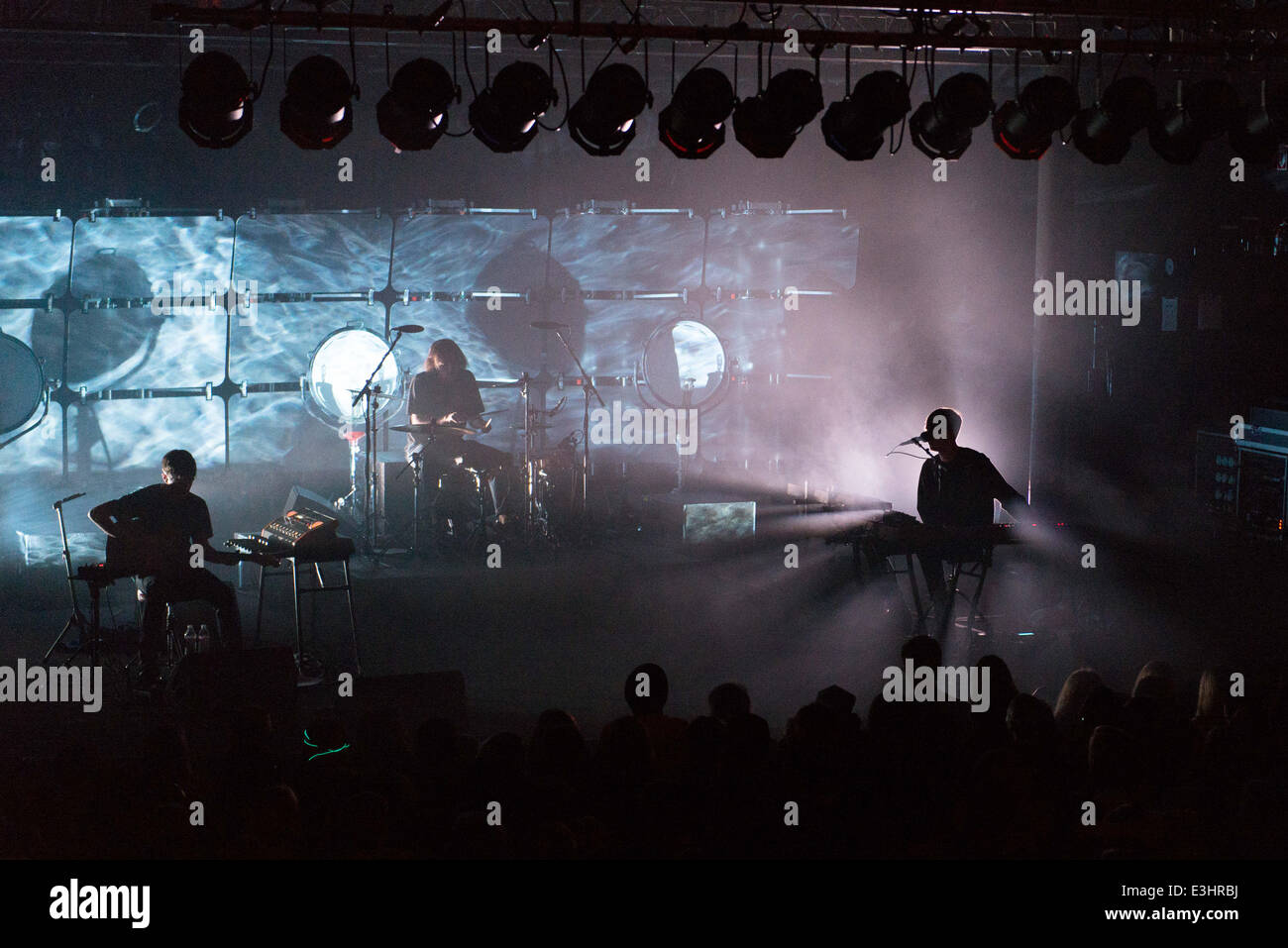 James Blake performs at the Roseland Theater. Featuring: James Blake ...