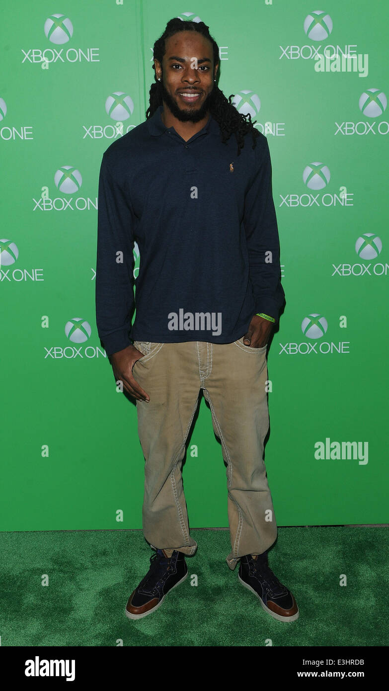 Celebrity Launch of Xbox One - Arrivals Featuring: Richard Sheman Where ...
