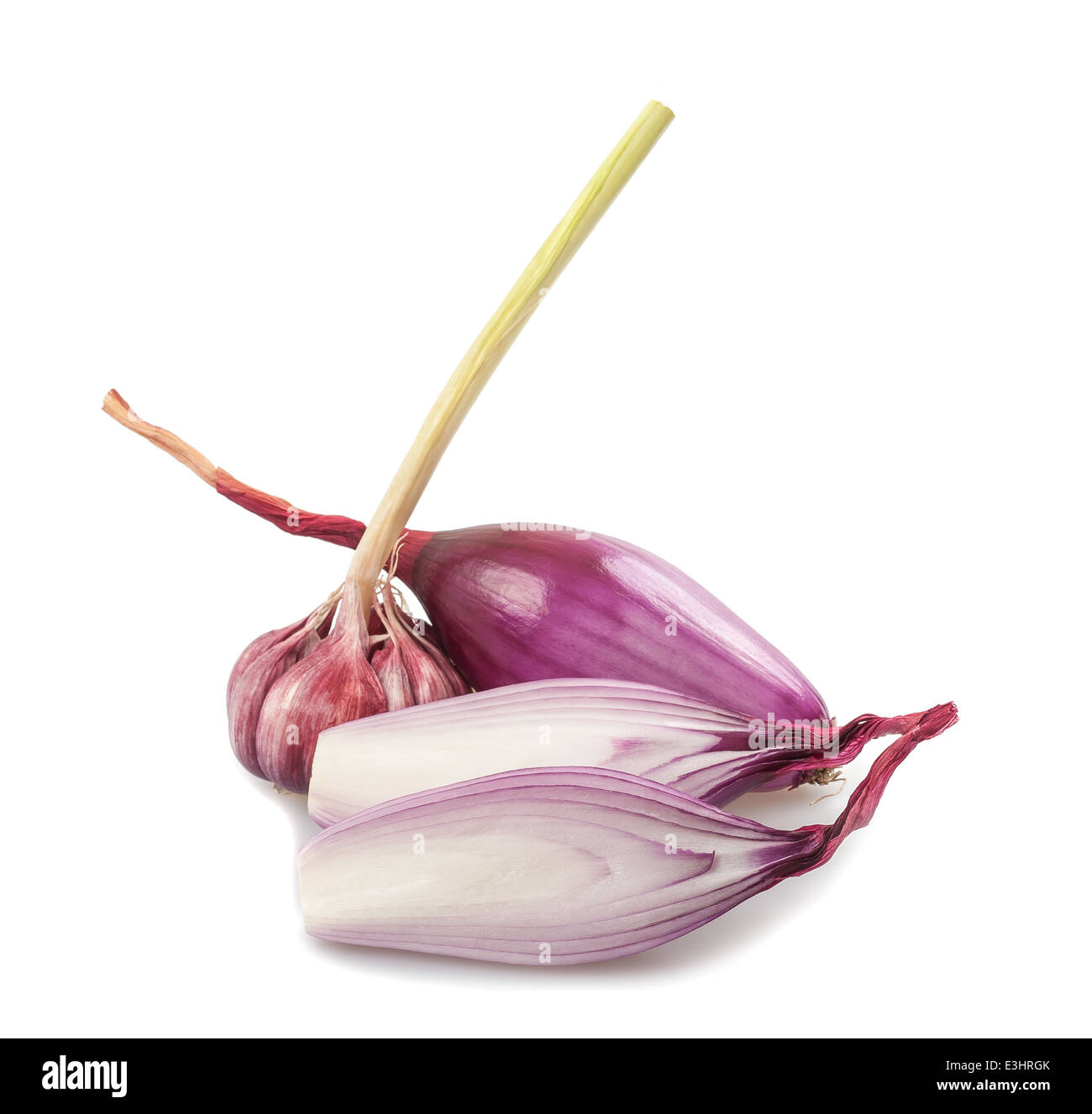 Red onion garlic on hi-res stock photography and images - Alamy