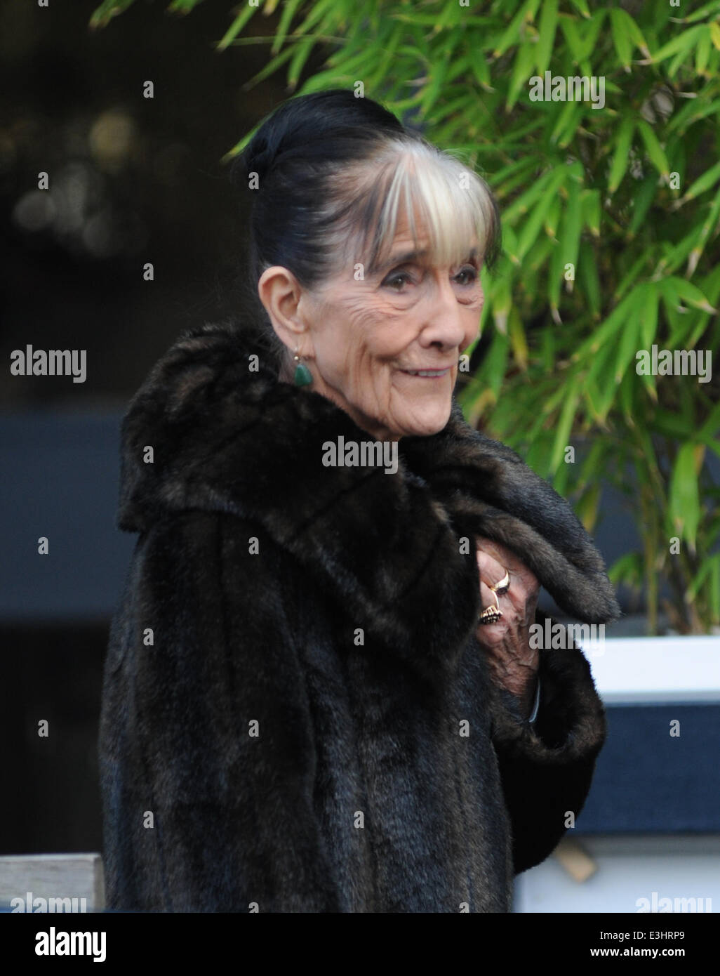 June Brown at the ITV studios Featuring: June Brown Where: London ...
