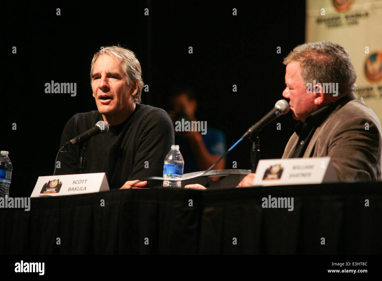 William Shatner and Scott Bakula at Comic Con Austin Featuring: Scott ...