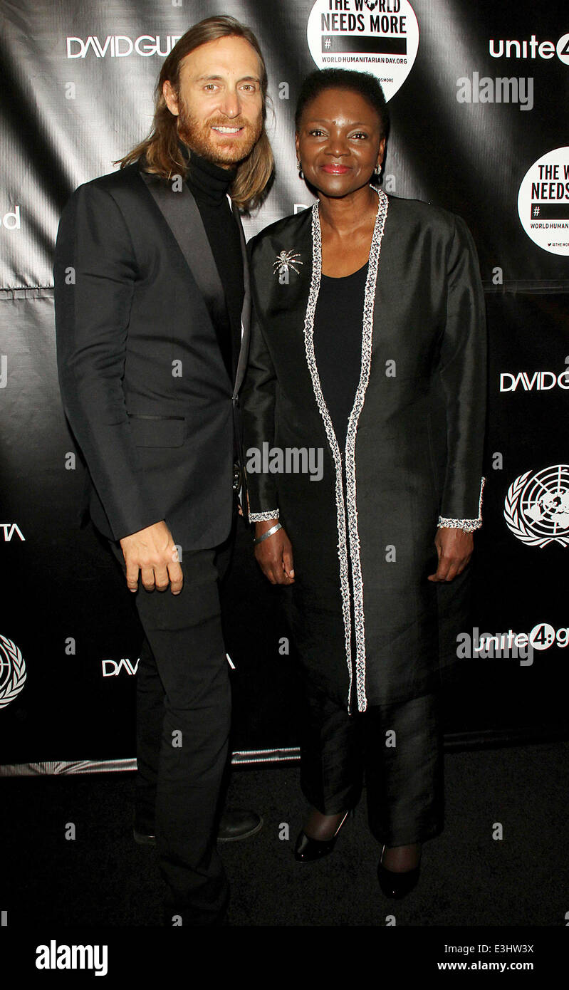 David Guetta 'One Voice' music video premiere at the United Nations ...