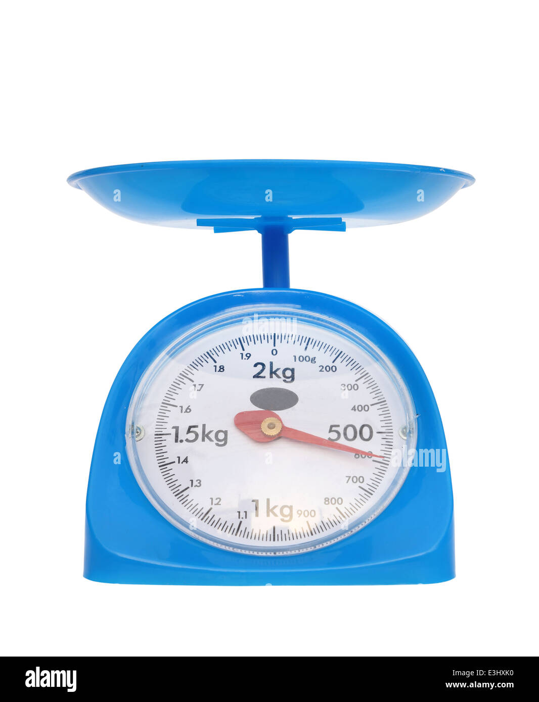 kitchen scales isolated on white background (600 gram Stock Photo - Alamy