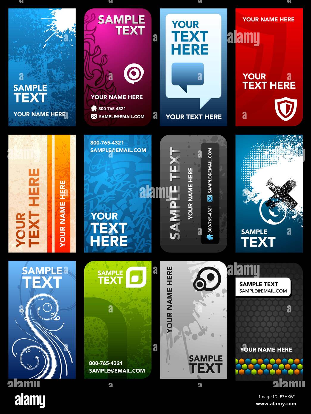 Card designs Stock Vector Images - Alamy