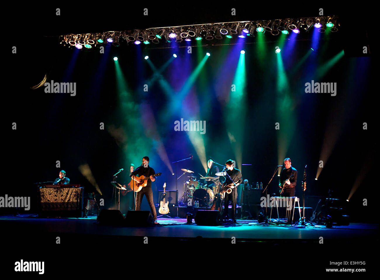 Amos Lee performs live in concert at the Beacon Theater Featuring: Amos ...