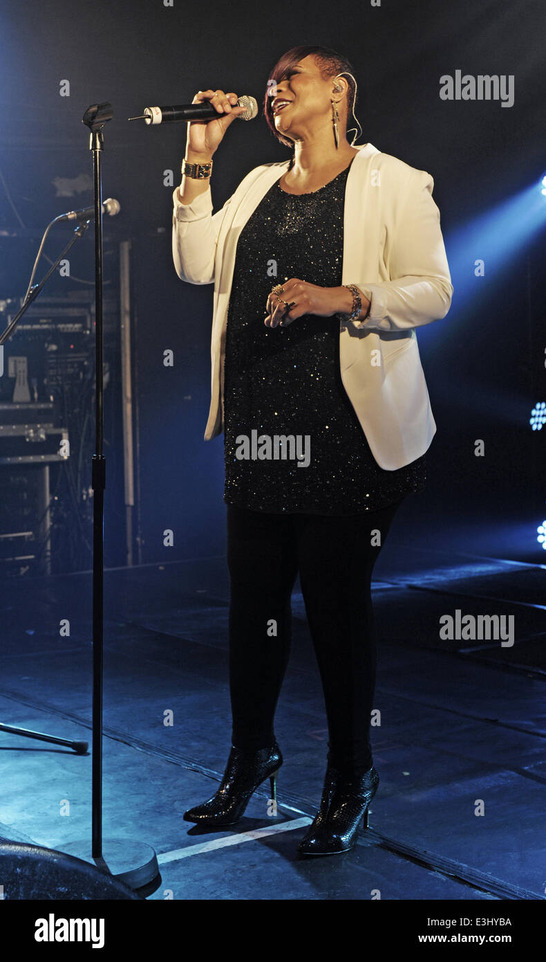 Gabrielle performs live at G-A-Y Featuring: Gabrielle Where: London ...