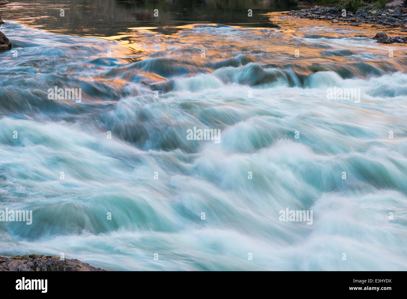 Lava Falls, one of the largest rapids on the Colorado River in the ...