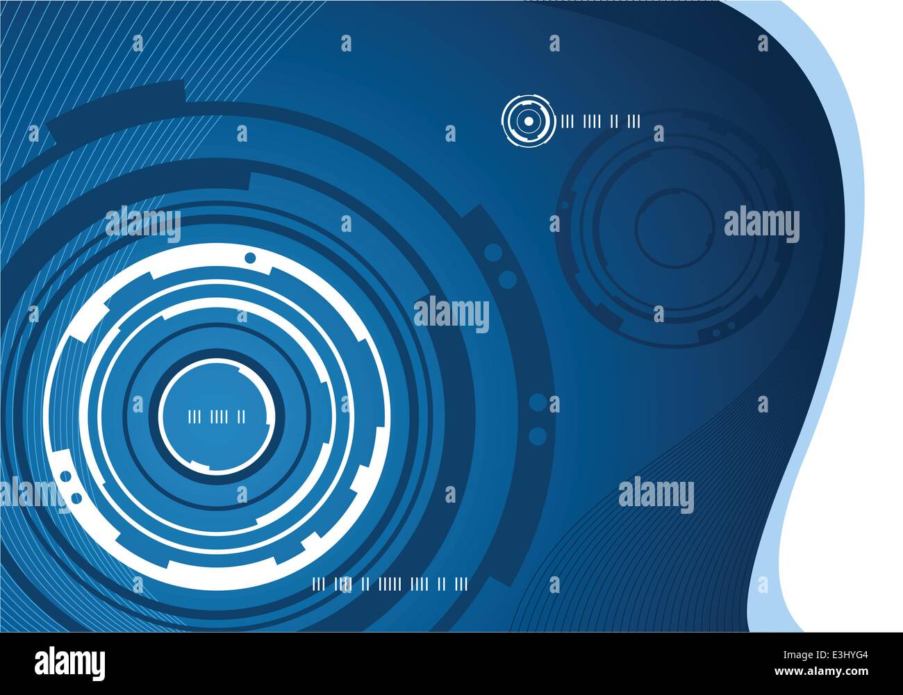 Mechanical abstract background design in blue and white Stock Vector ...