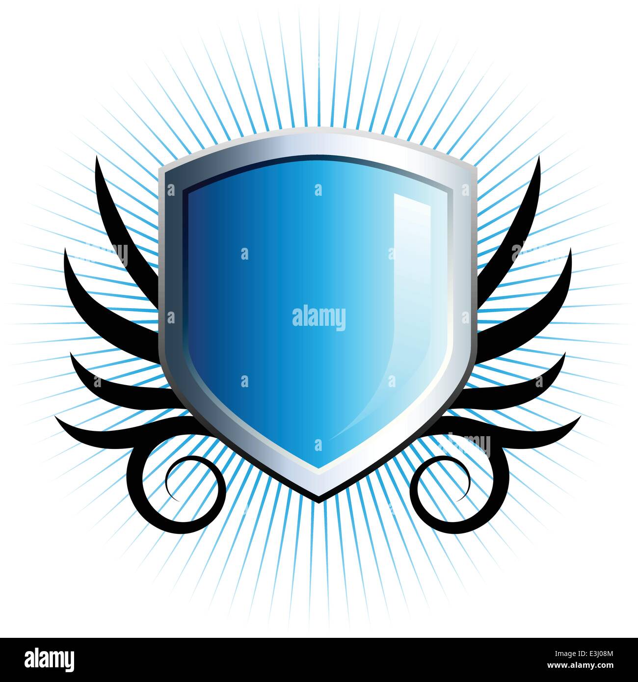 Silver crest Stock Vector Images - Alamy