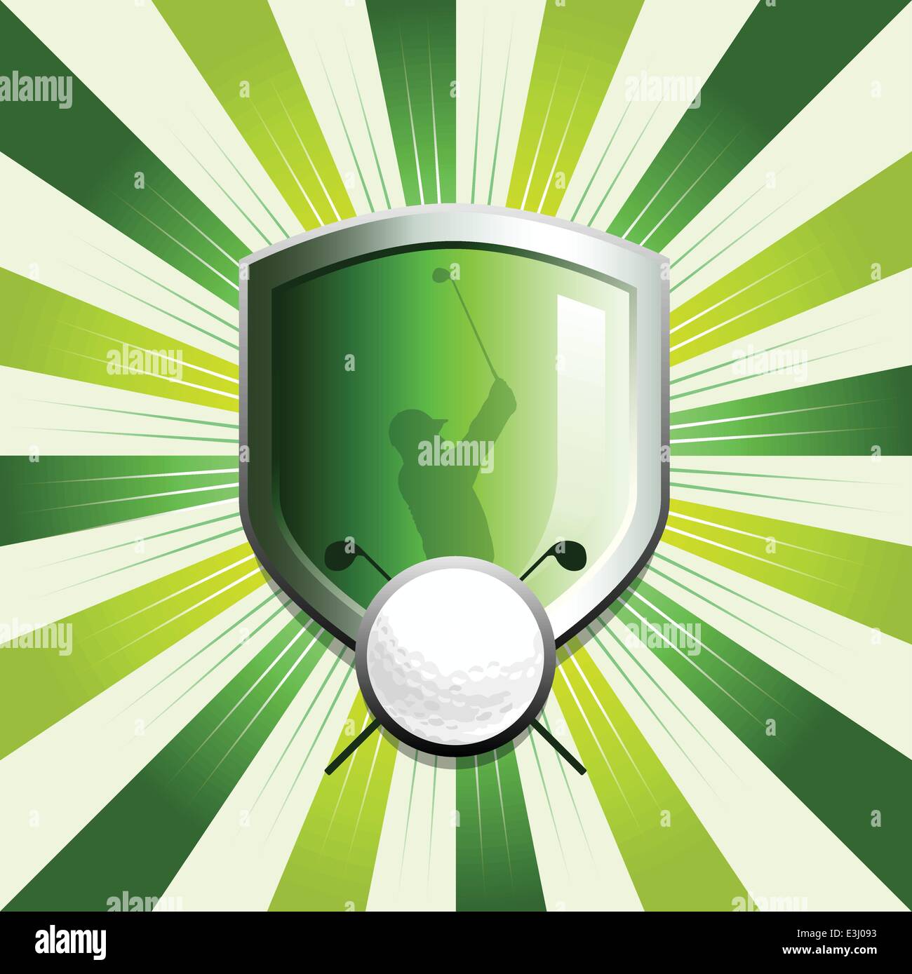 Golf crest logo Stock Vector Images - Alamy