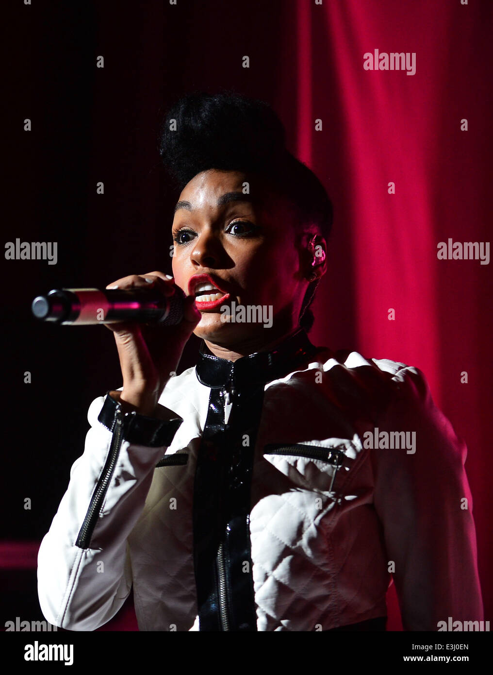 Janelle Monae performs in 'The Electric Tour' concert at Fillmore Miami ...