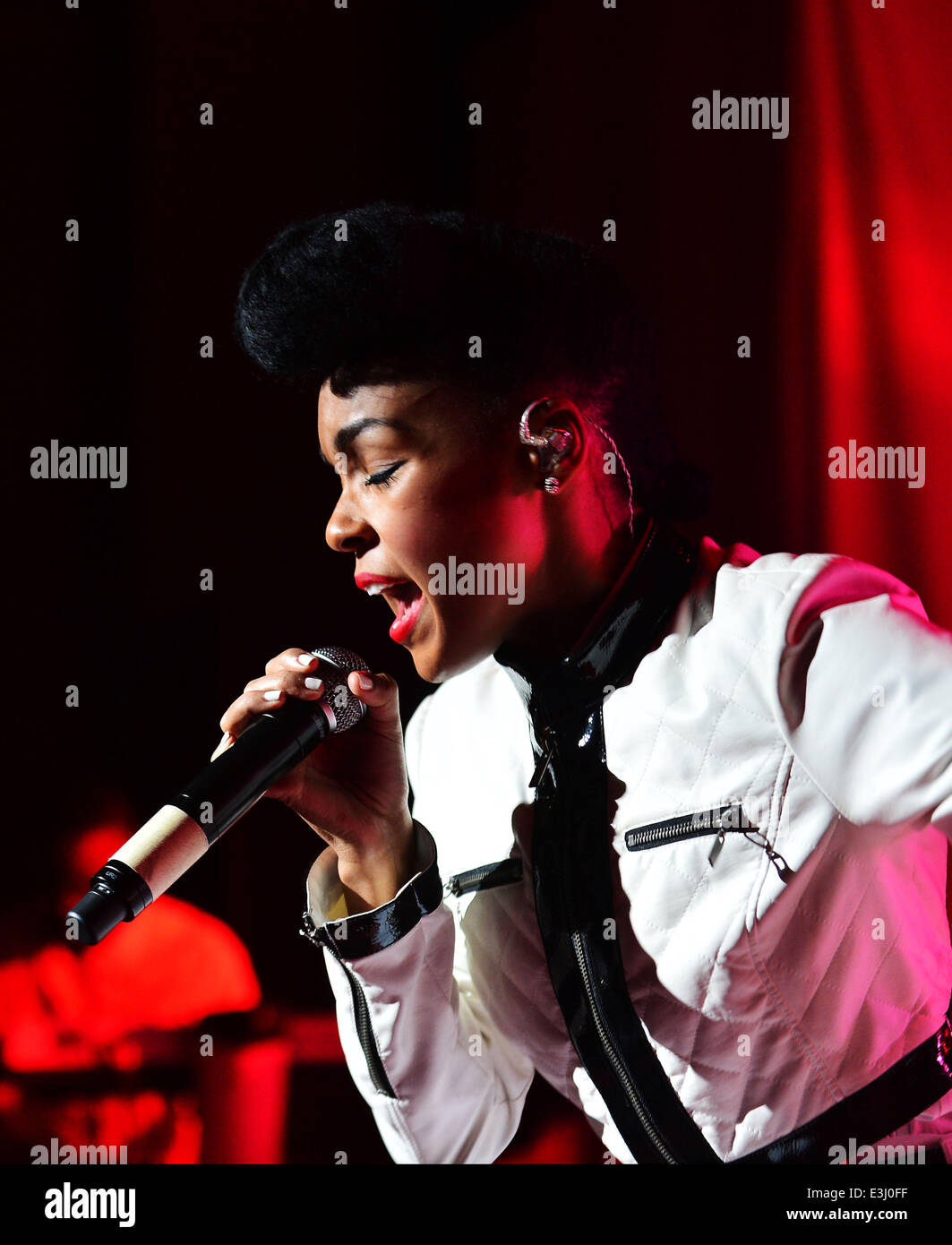 Janelle Monae performs in 'The Electric Tour' concert at Fillmore Miami ...