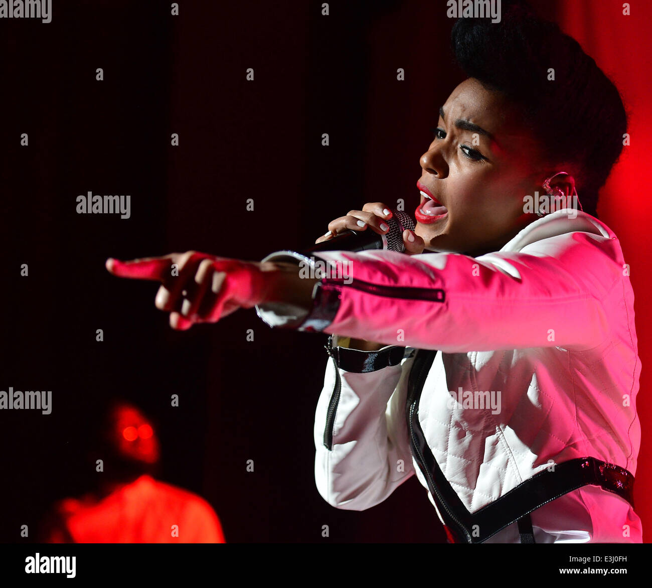 Janelle Monae performs in 'The Electric Tour' concert at Fillmore Miami ...