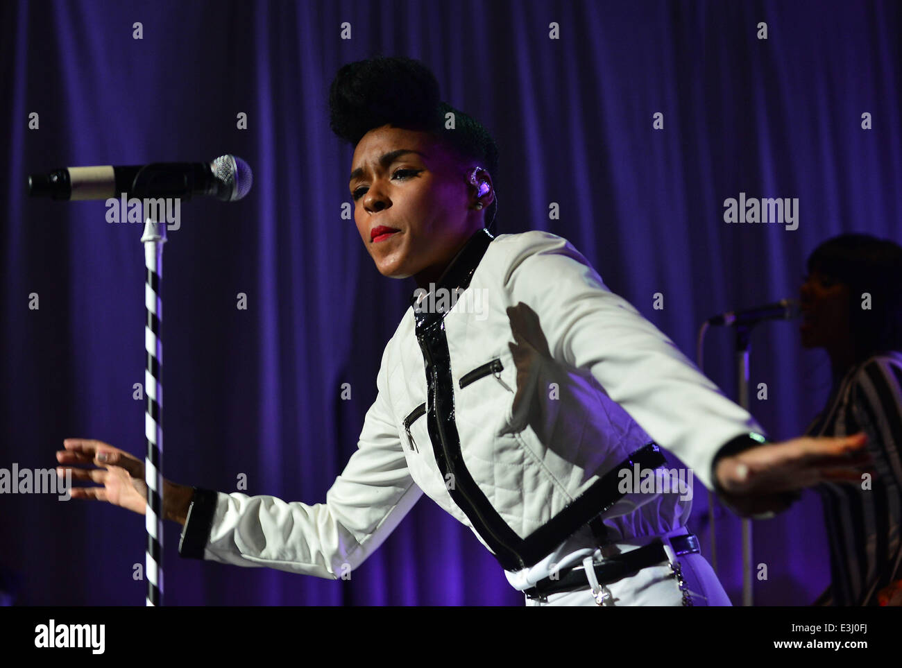Janelle Monae performs in 'The Electric Tour' concert at Fillmore Miami ...