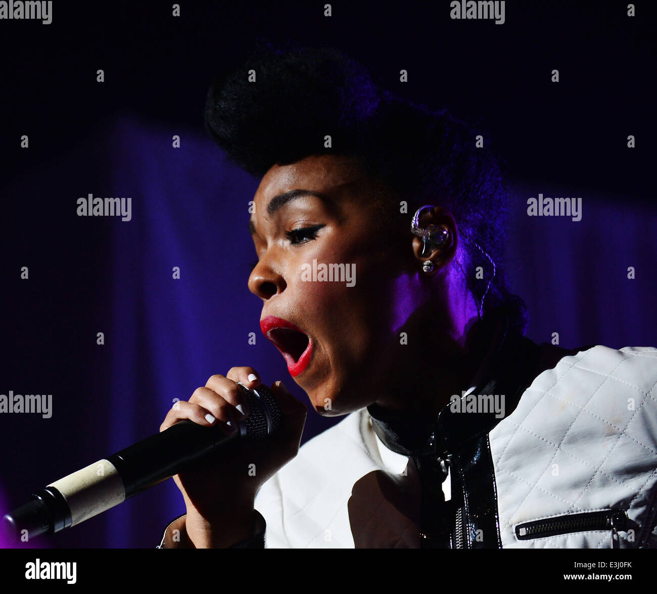 Janelle Monae performs in 'The Electric Tour' concert at Fillmore Miami ...