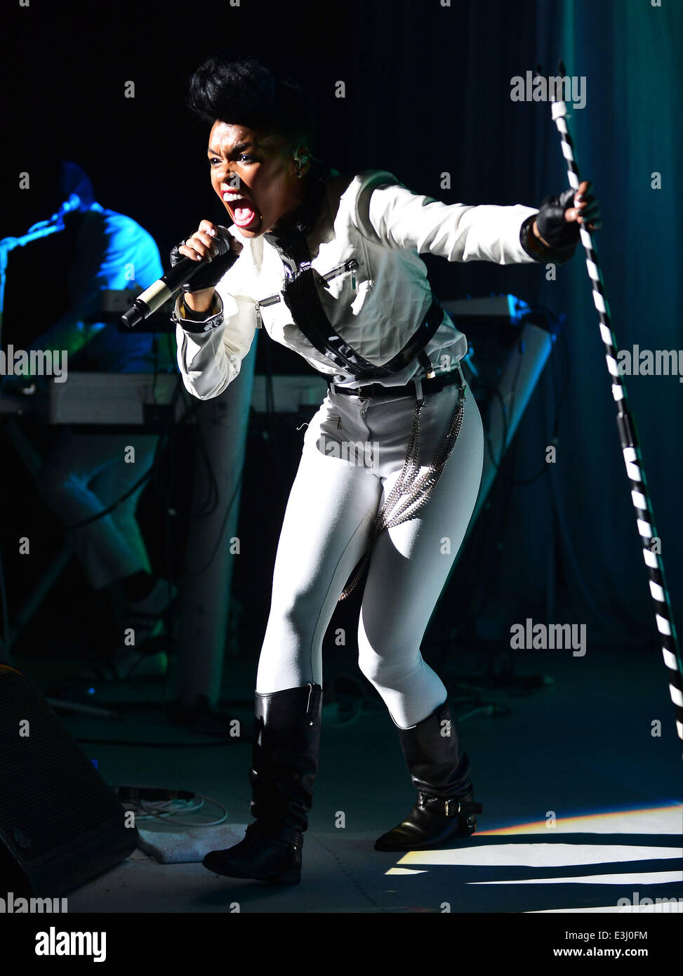Janelle Monae performs in 'The Electric Tour' concert at Fillmore Miami ...