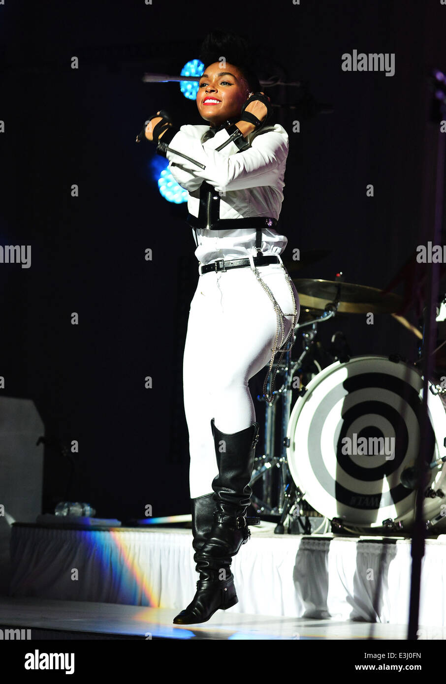 Janelle Monae performs in 'The Electric Tour' concert at Fillmore Miami ...