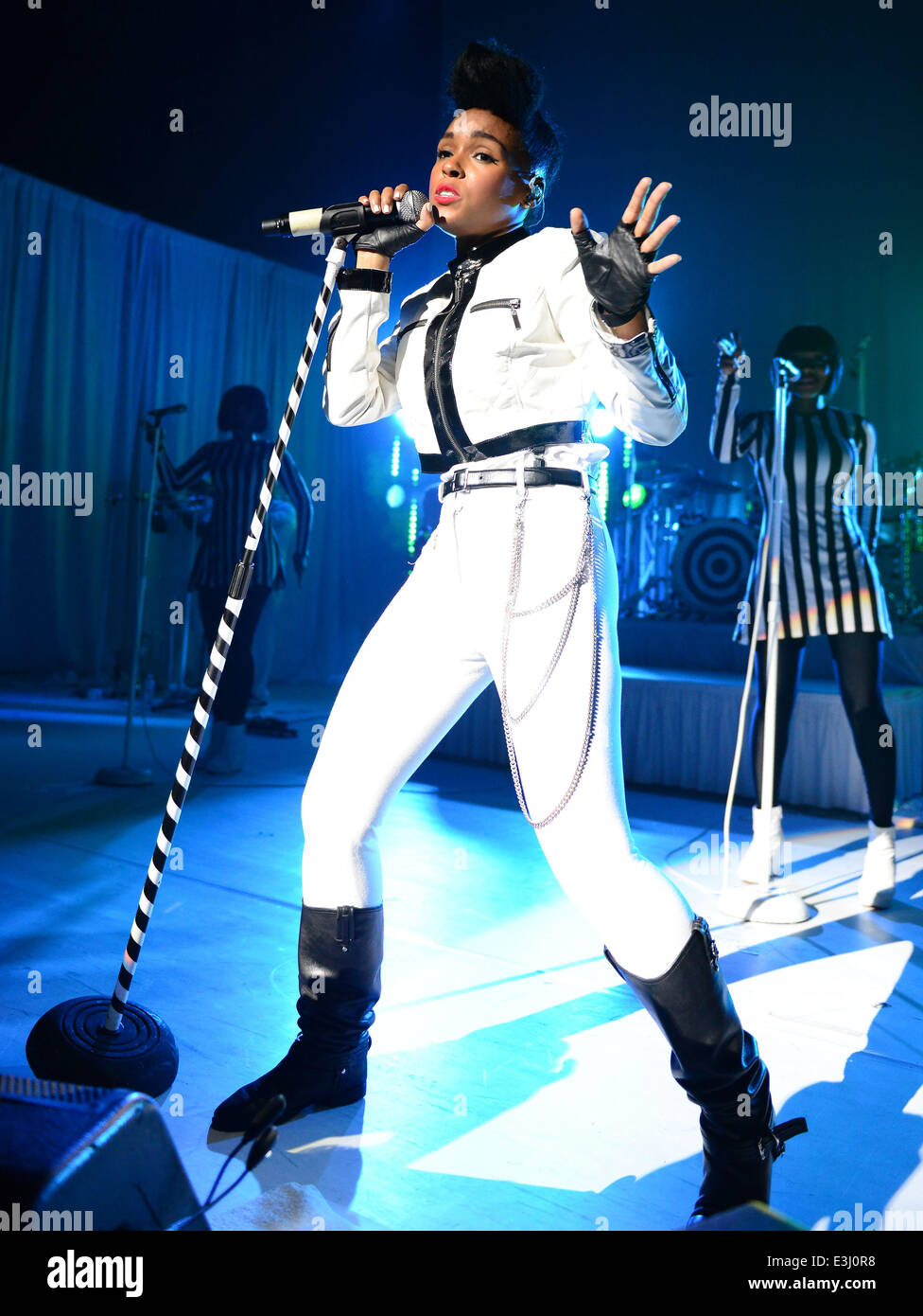Janelle Monae performs in 'The Electric Tour' concert at Fillmore Miami ...