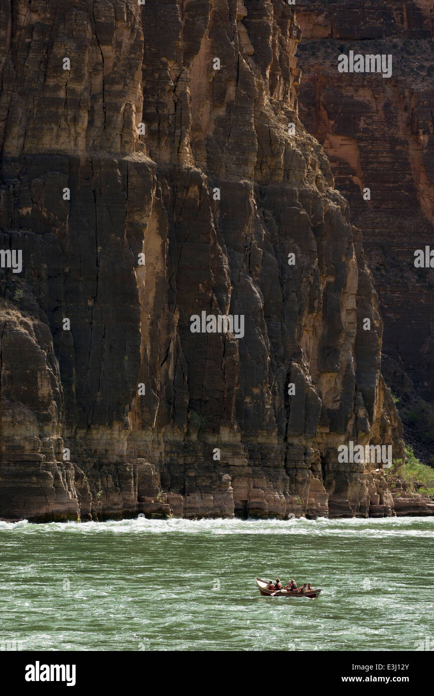 Dory trip on the Colorado River in the Grand Canyon, Arizona Stock ...