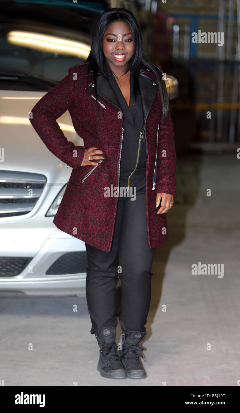 Hannah Barrett outside the itv studios Featuring: Hannah Barrett Where ...