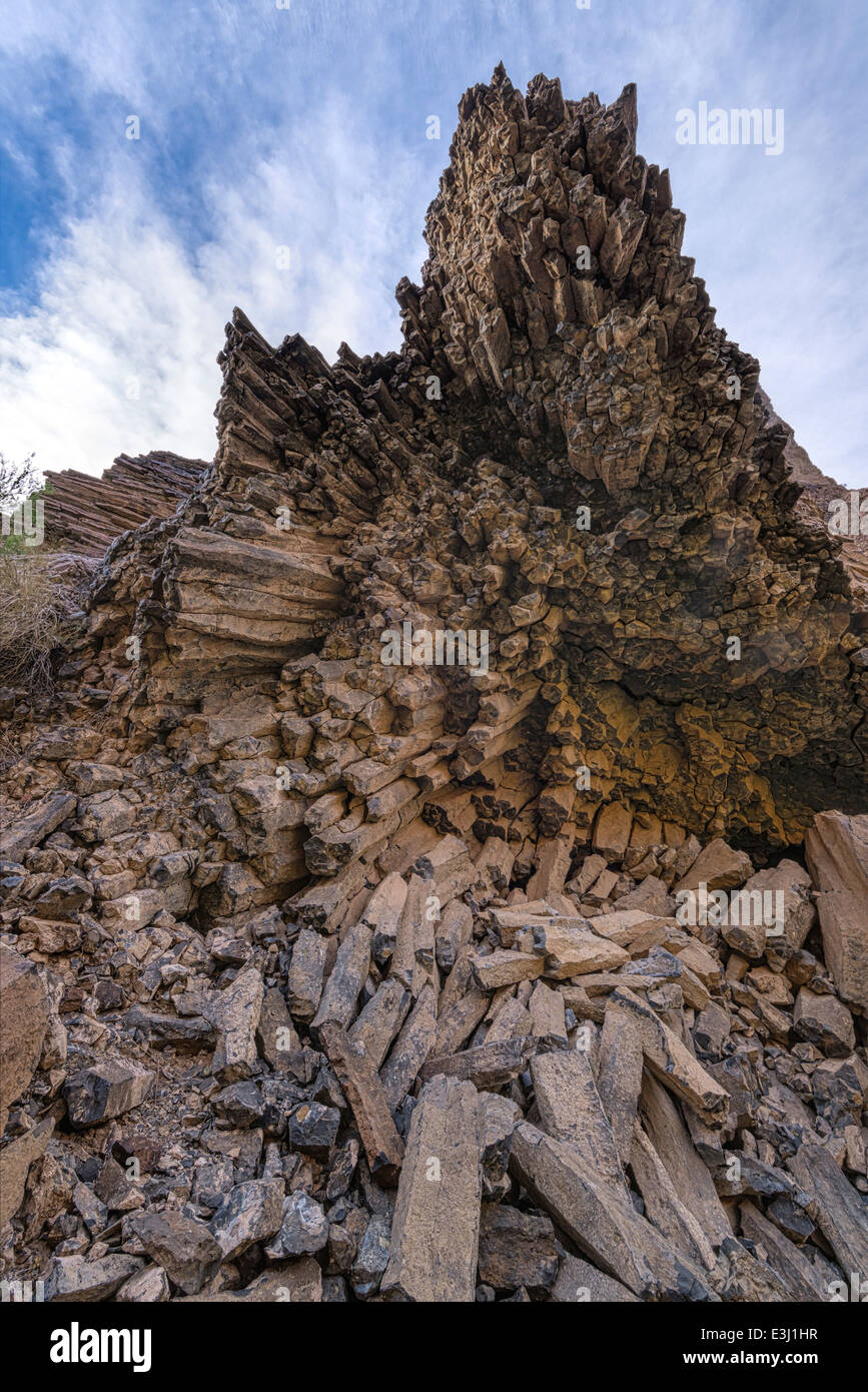 Columnar basalt formation in the Grand Canyon, Arizona Stock Photo - Alamy