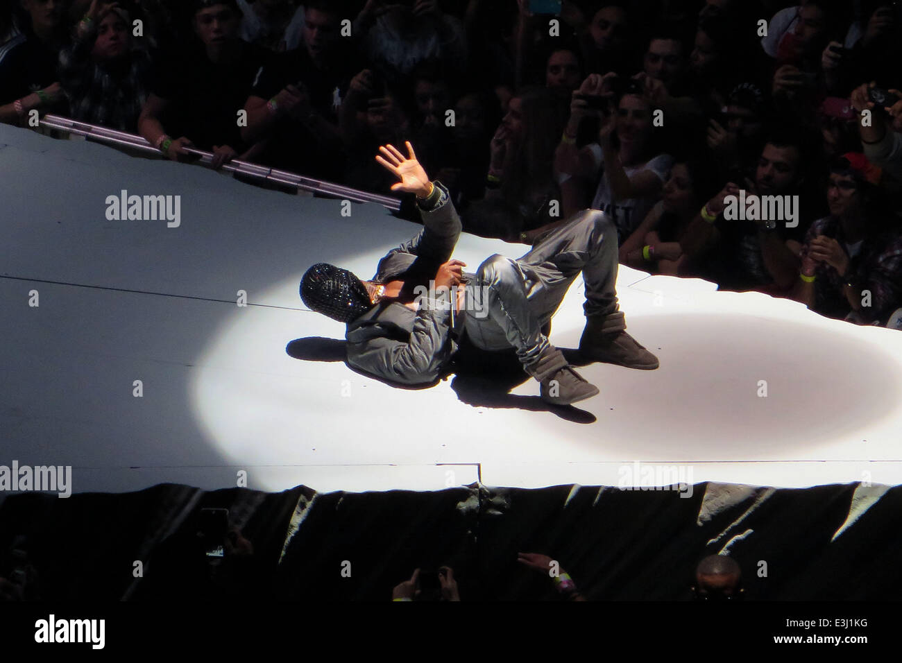 Kanye West performs to a sold-out crowd at Madison Square Garden as ...