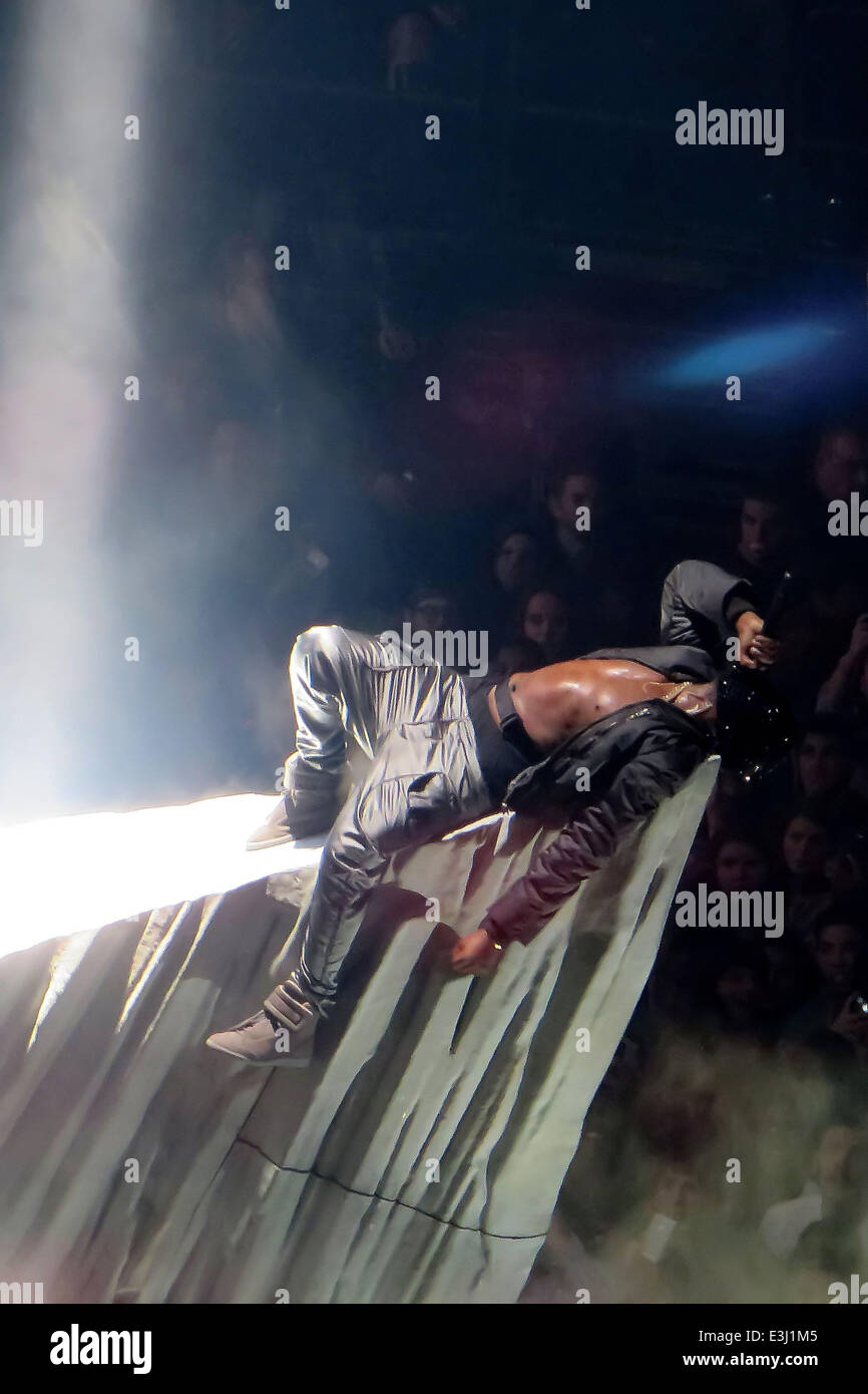 Kanye West performs to a sold-out crowd at Madison Square Garden as ...