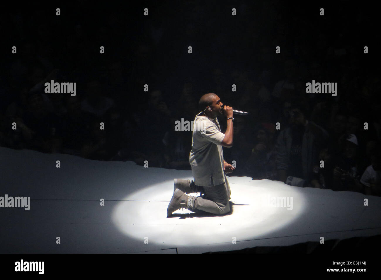 Kanye West performs to a sold-out crowd at Madison Square Garden as ...