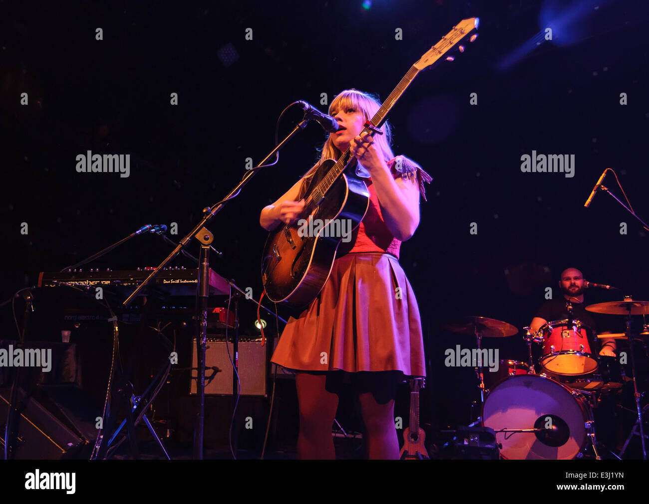 Basia Bulat performs at the Bowery Ballroom. Featuring: Basia Bulat ...
