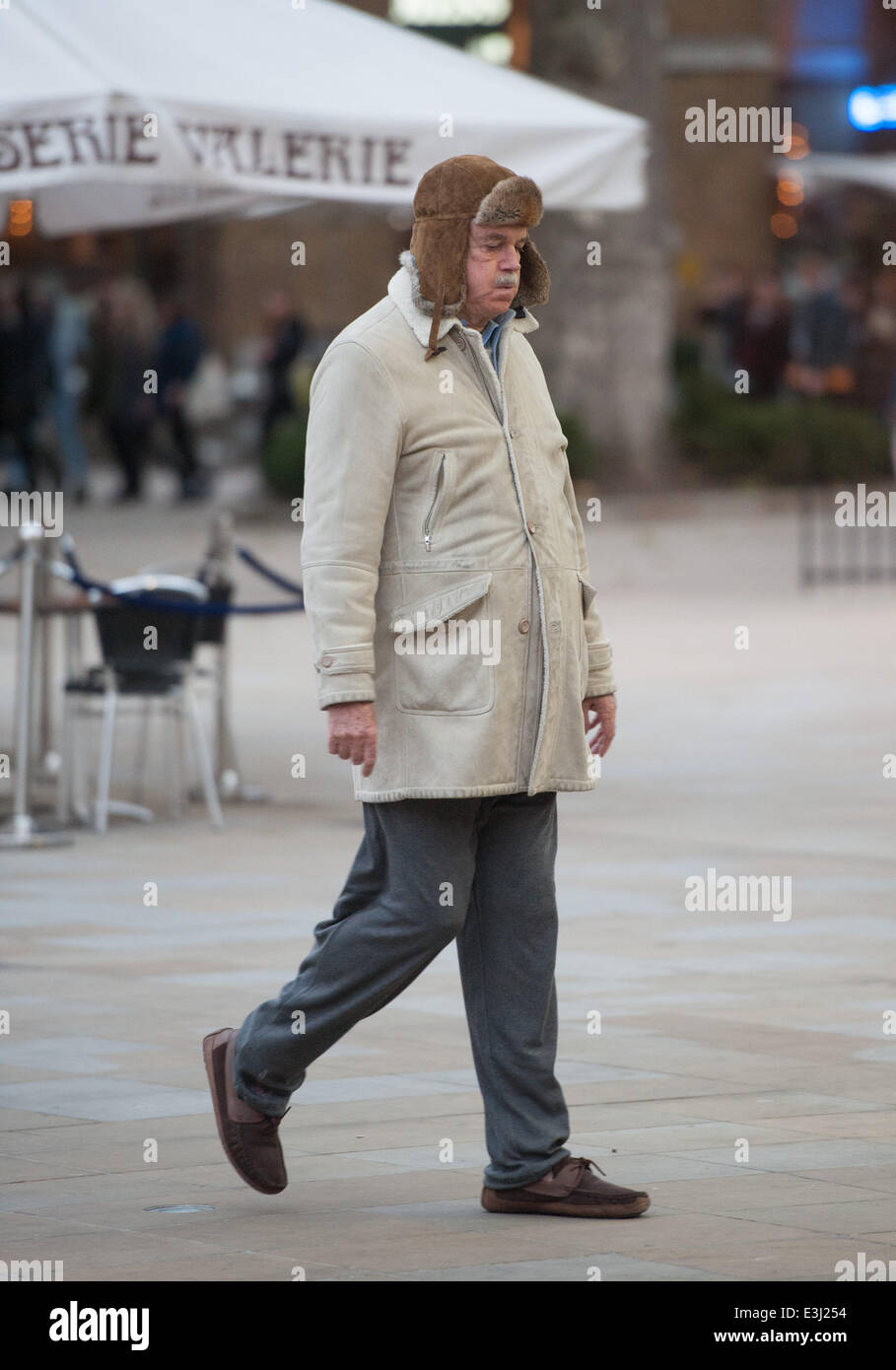 Monty Python actor John Cleese out and about in Chelsea before buying ...