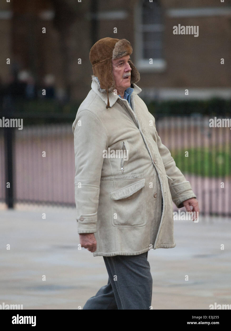 Monty Python actor John Cleese out and about in Chelsea before buying ...