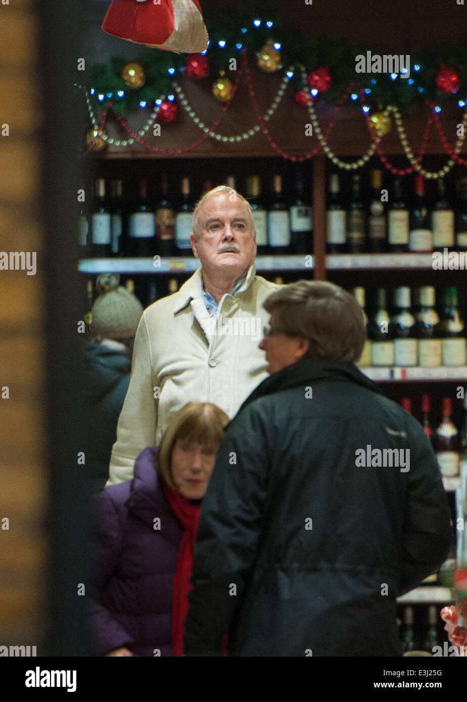 Monty Python actor John Cleese out and about in Chelsea before buying ...
