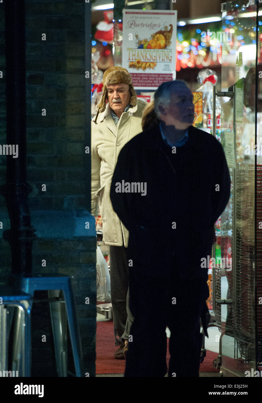 Monty Python actor John Cleese out and about in Chelsea before buying ...