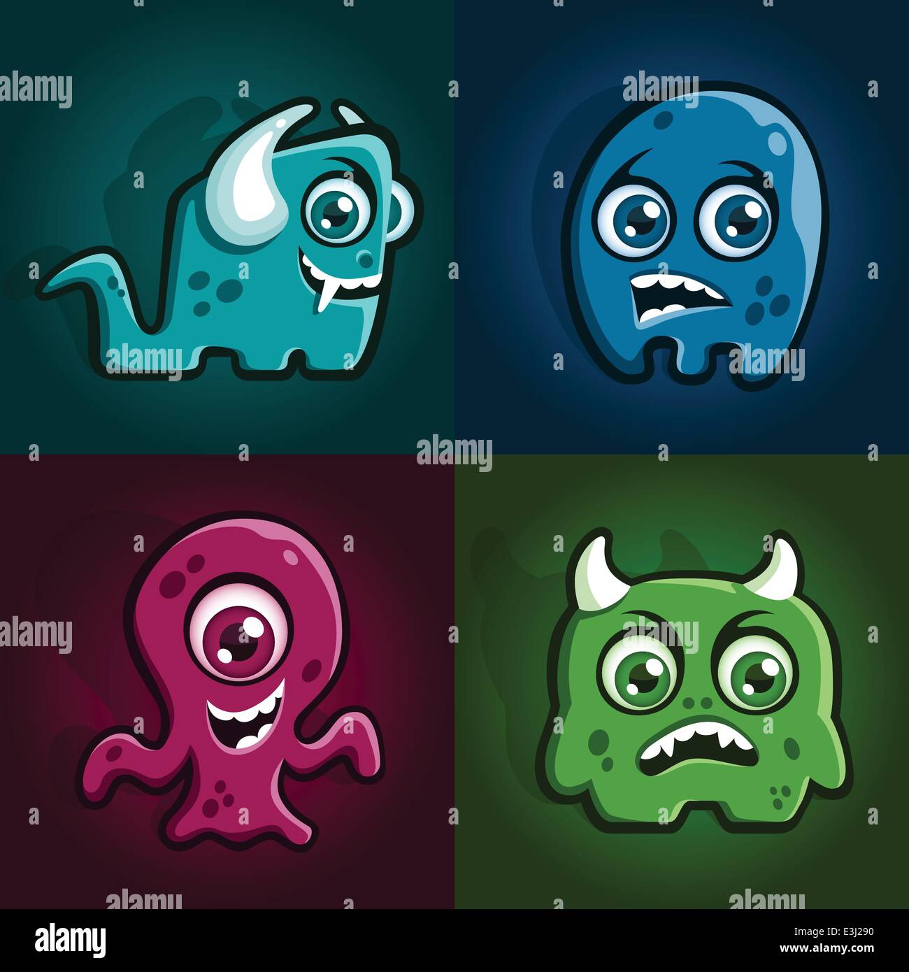 Devil creatures Stock Vector Images - Alamy