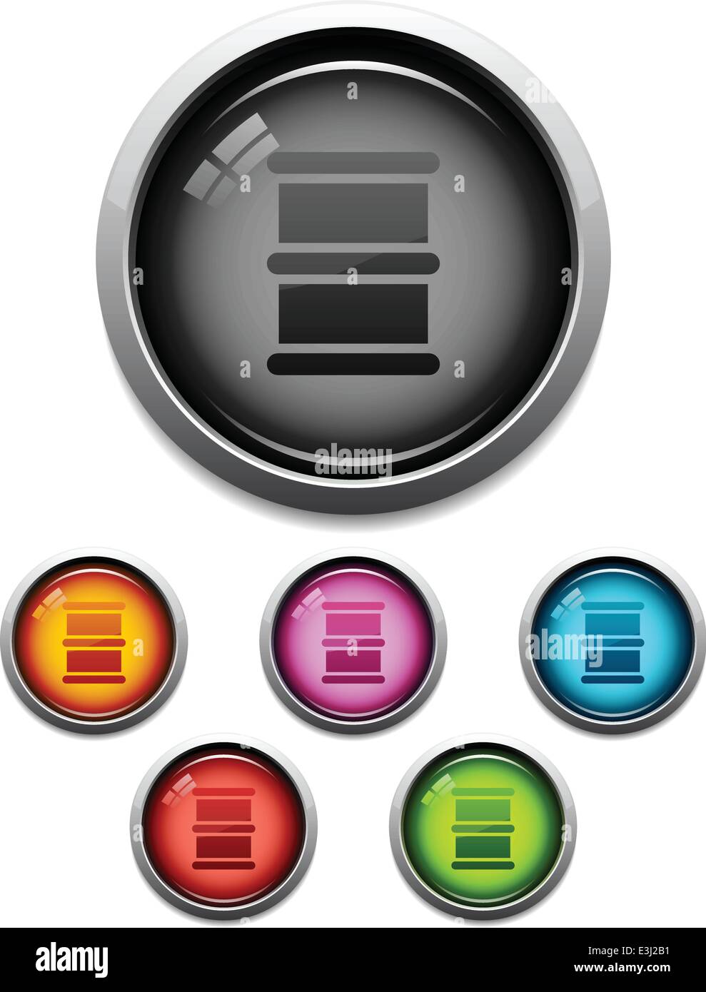 Green no barrel gasoline icon Stock Vector Images - Alamy