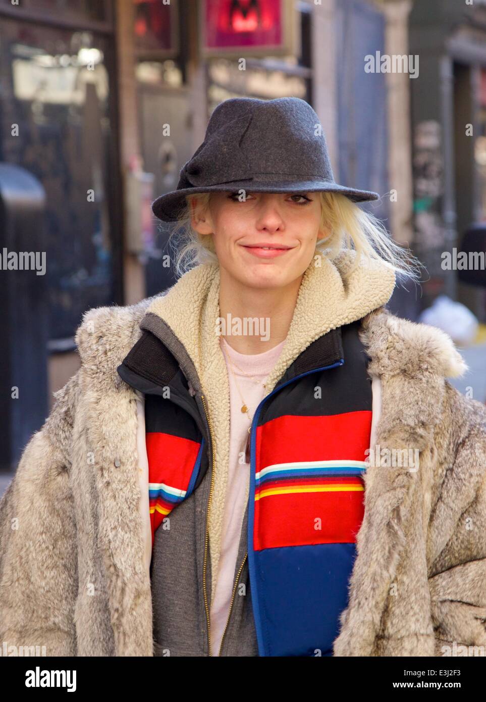 Cory Kennedy American model and Internet celebrity seen in Nolita New ...