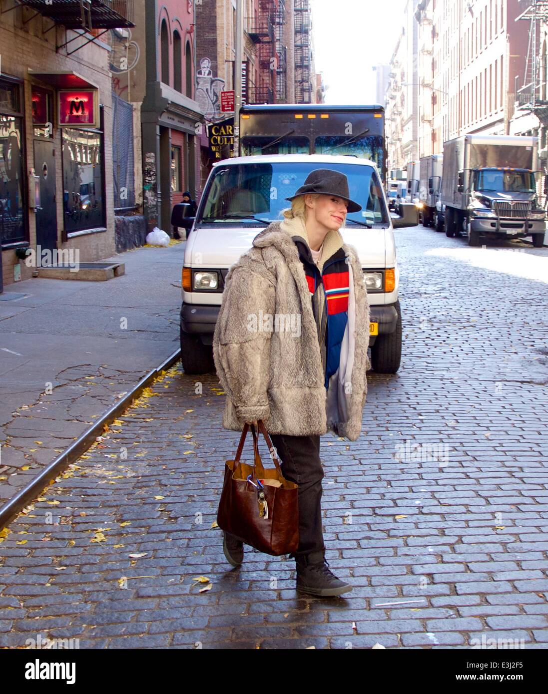 Cory Kennedy American model and Internet celebrity seen in Nolita New ...