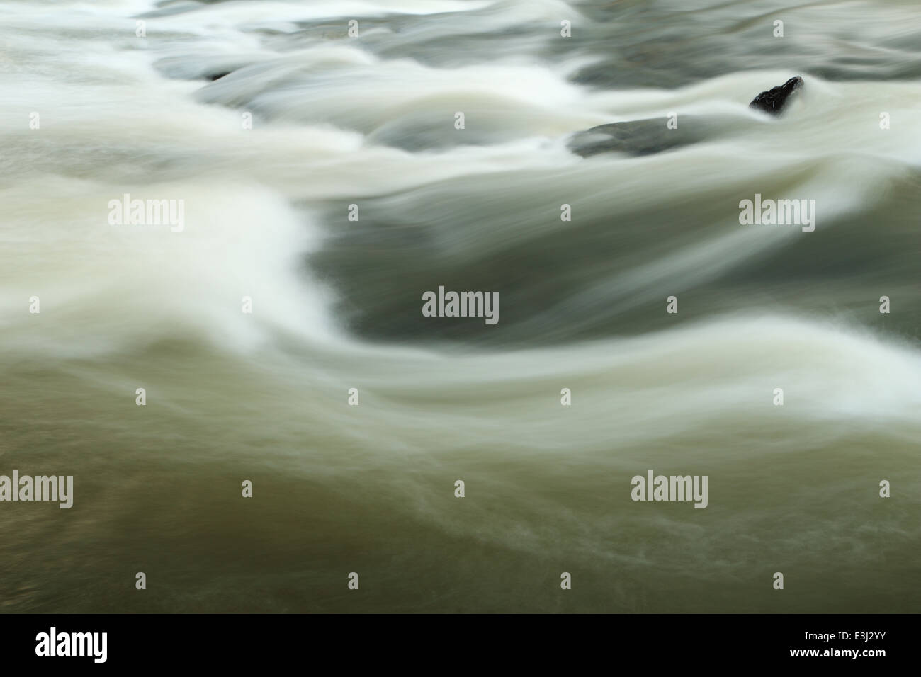 waves flowing in the river Stock Photo - Alamy