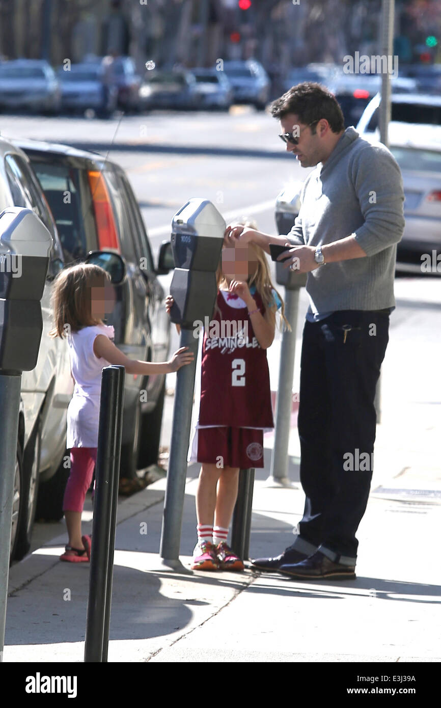 Ben Affleck shopping at Cheryl Fudge Fashion Camp in Santa Monica with ...